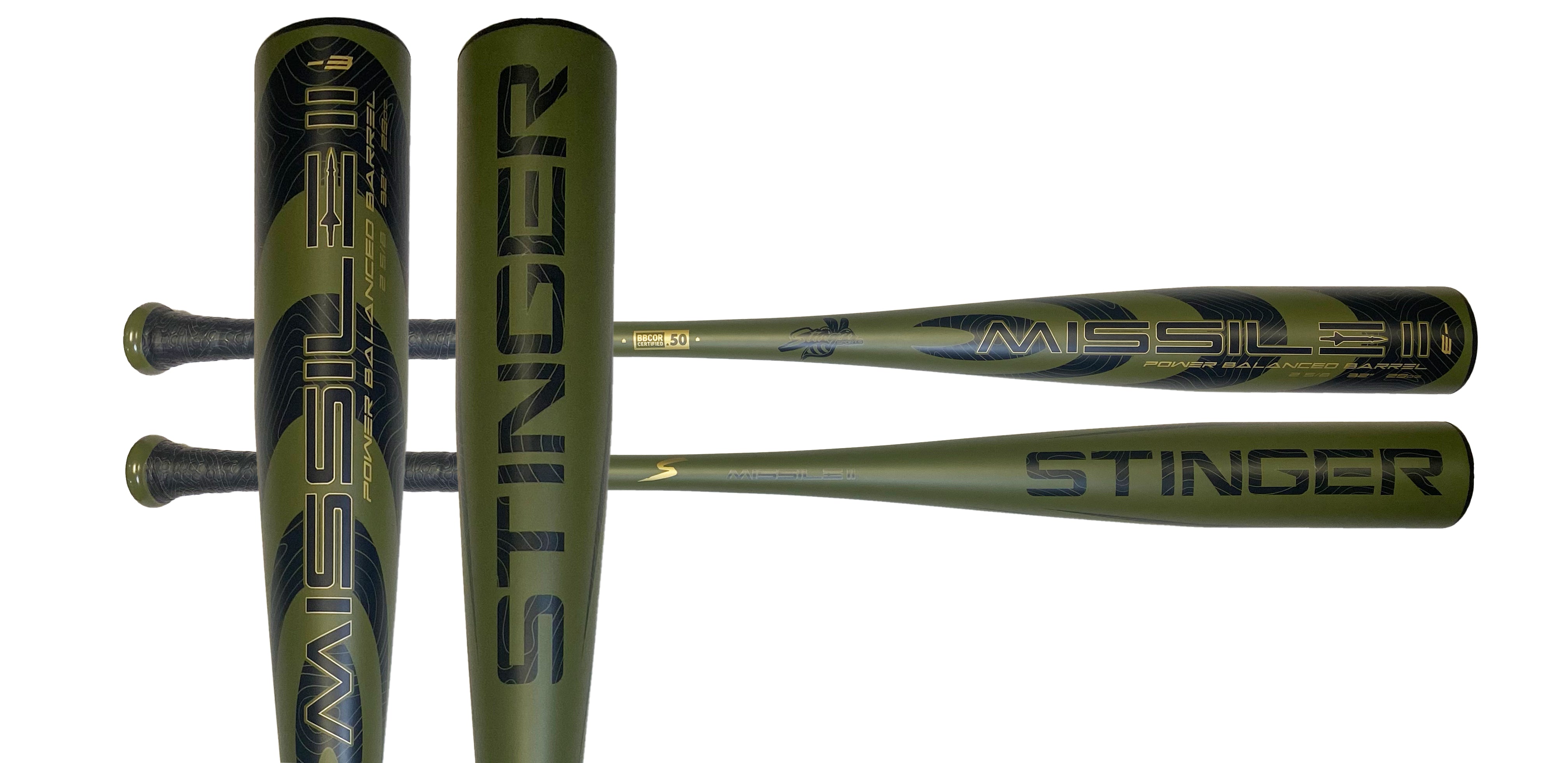Missile 2 Aluminum BBCOR Certified -3 Baseball Bat – Stinger Sports