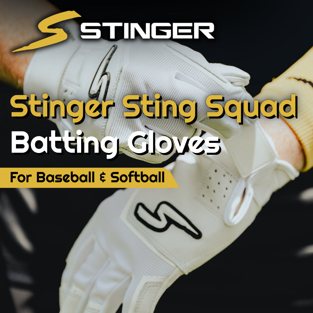 Sting Squad Black Batting Gloves – Stinger Sports