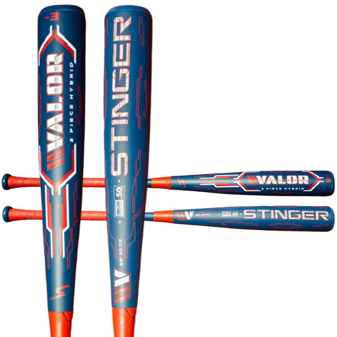 Valor Hybrid BBCOR Certified -3 Baseball Bat – Stinger Sports