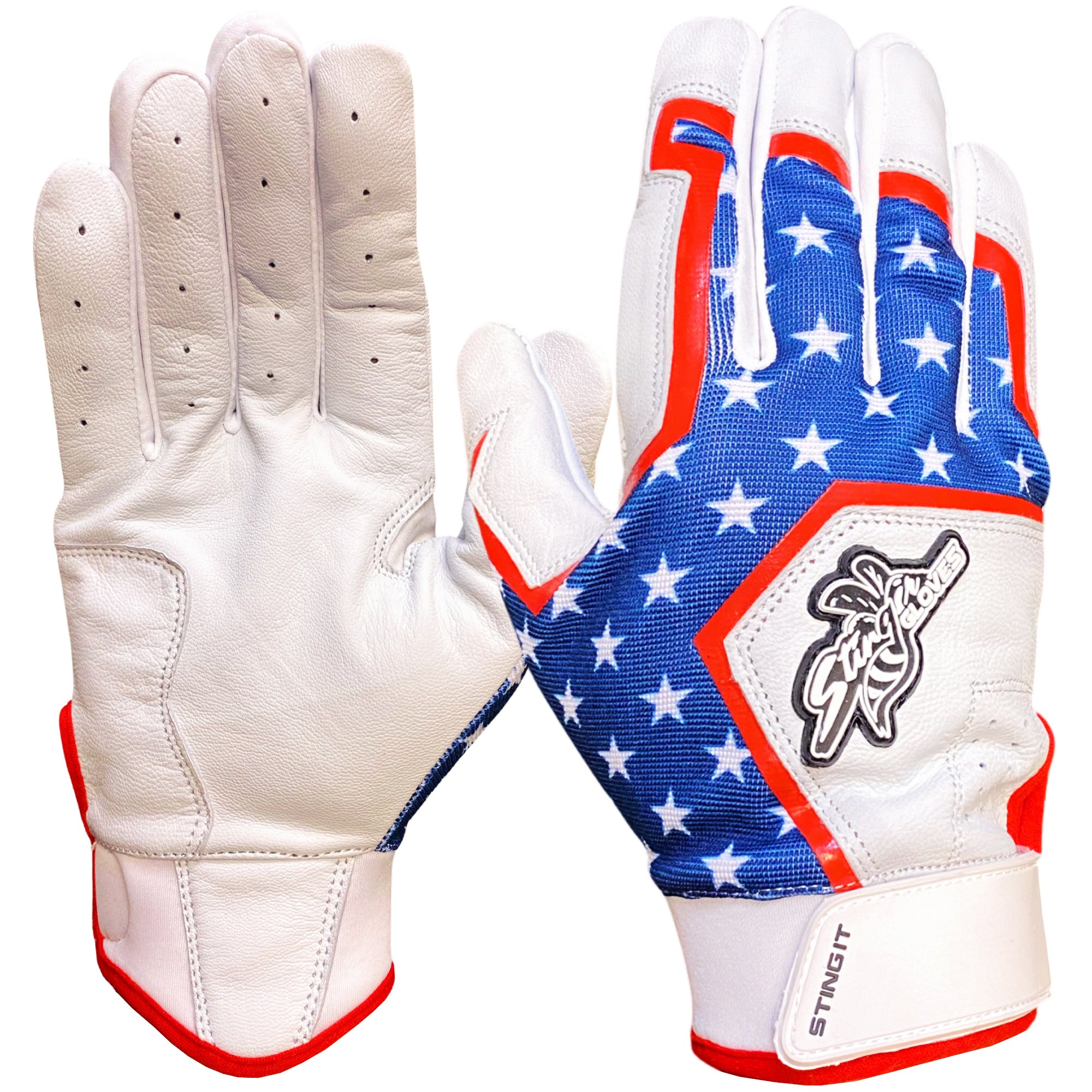 Sting Squad Batting Gloves - 'Merica USA – Stinger Sports
